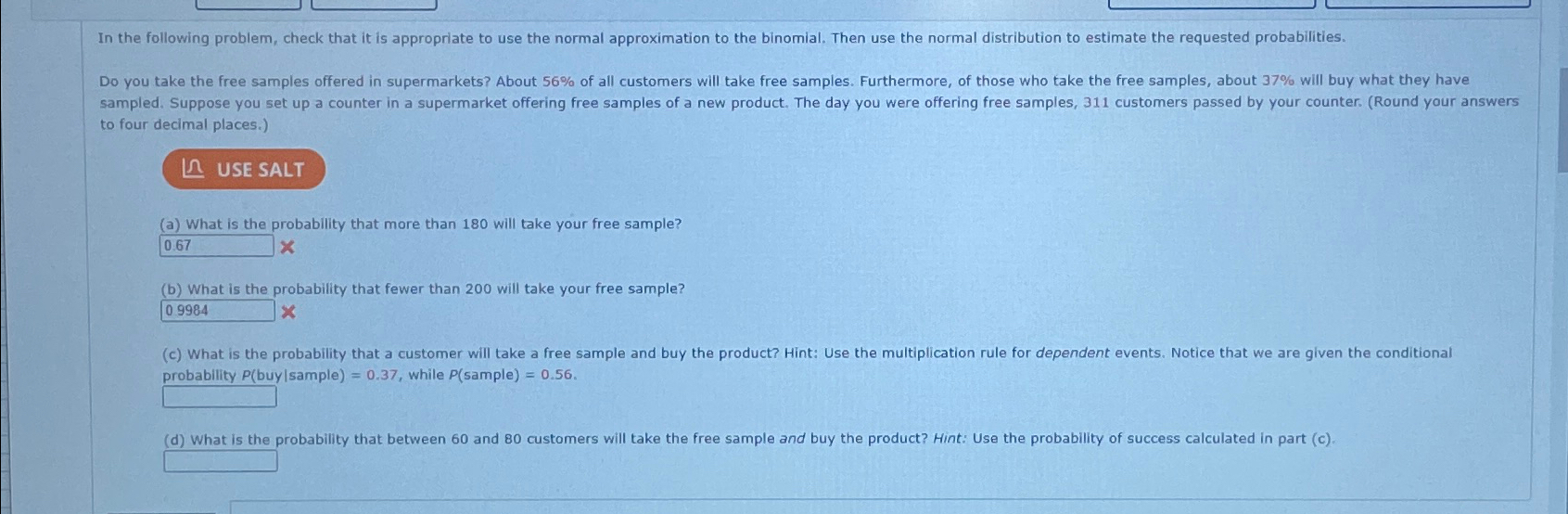 Solved In the following problem, check that it is | Chegg.com