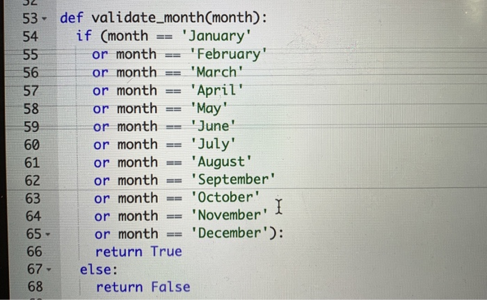 Solved 10. validate_date Define a function called | Chegg.com