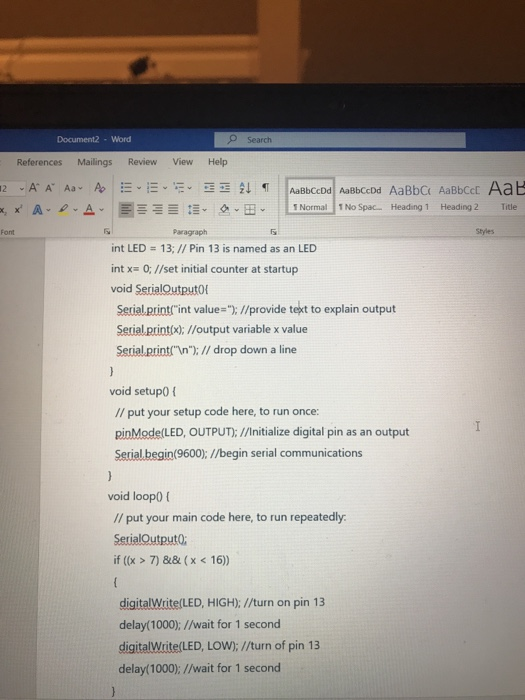 Solved Document2 - Word Search References Mailings Review | Chegg.com