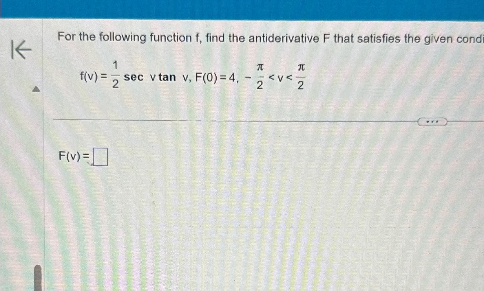 Solved For the following function f, ﻿find the | Chegg.com