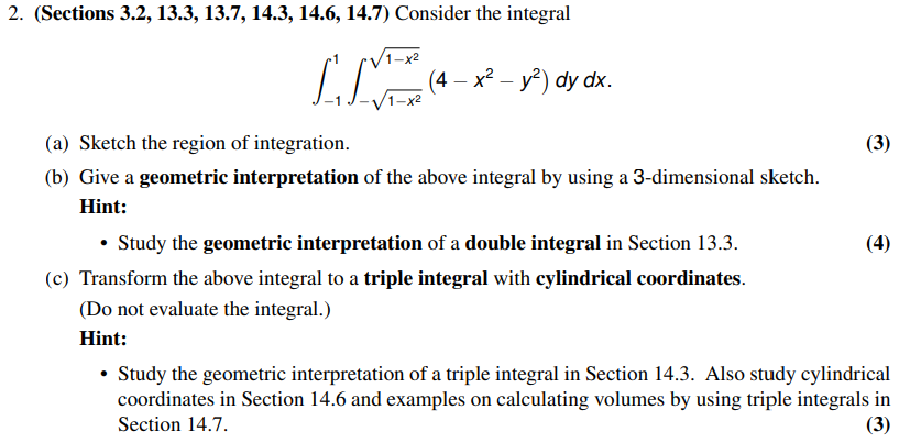 Solved (Sections 3.2, 13.3, 13.7, 14.3, 14.6, 14.7) | Chegg.com