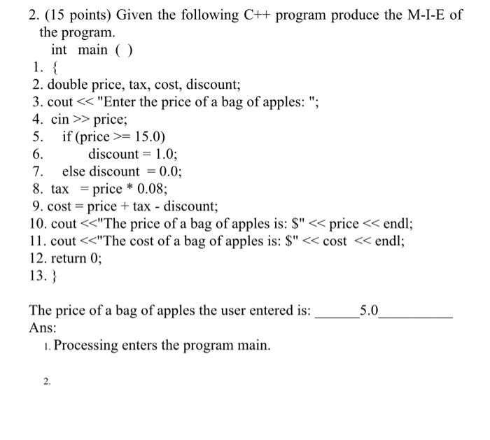 Solved please do it in theory create a box for each intial | Chegg.com