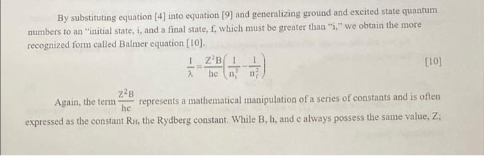 Solved a) Calculate the value of the Rydberg constant for | Chegg.com