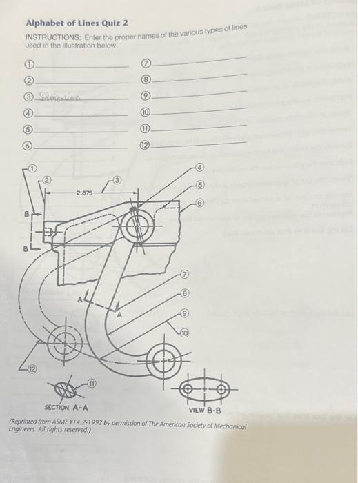 Solved Alphabet of Lines Quix 2 INSTRUCTIONS: Enter the | Chegg.com
