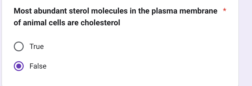 Solved Most abundant sterol molecules in the plasma membrane | Chegg.com