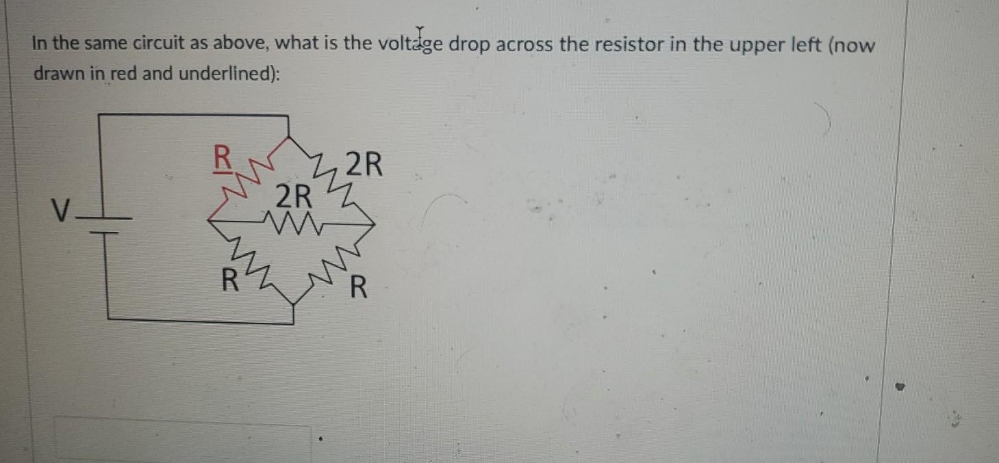 Solved Y 로 2R 2R V R V = 100 V and R = 352 2. What is the | Chegg.com