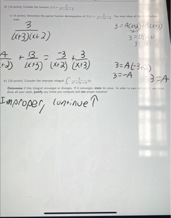 Solved Part A) done, need part B)3 6) (16 points) Consider | Chegg.com