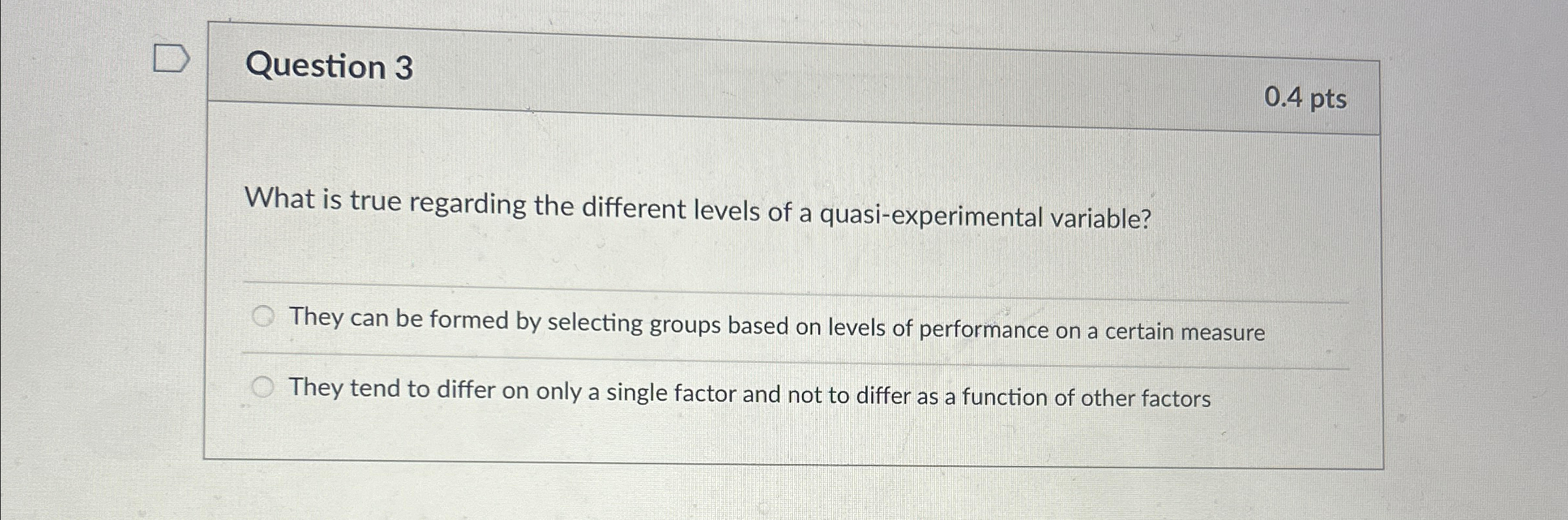 Solved Question 30.4 ﻿ptsWhat is true regarding the | Chegg.com
