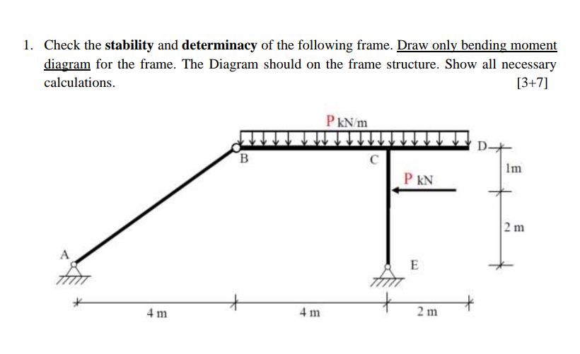 Solved 1. Check the stability and determinacy of the | Chegg.com