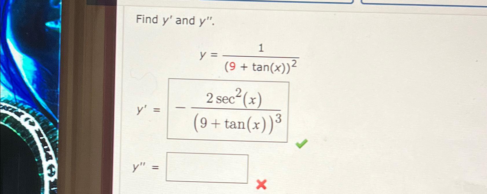 Solved Find y' ﻿and | Chegg.com