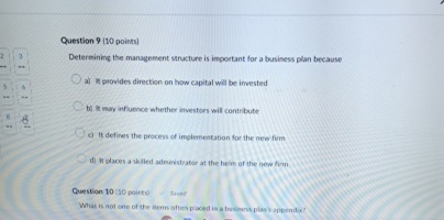 Solved Question 9 (10 ﻿points)Determinine, the management | Chegg.com