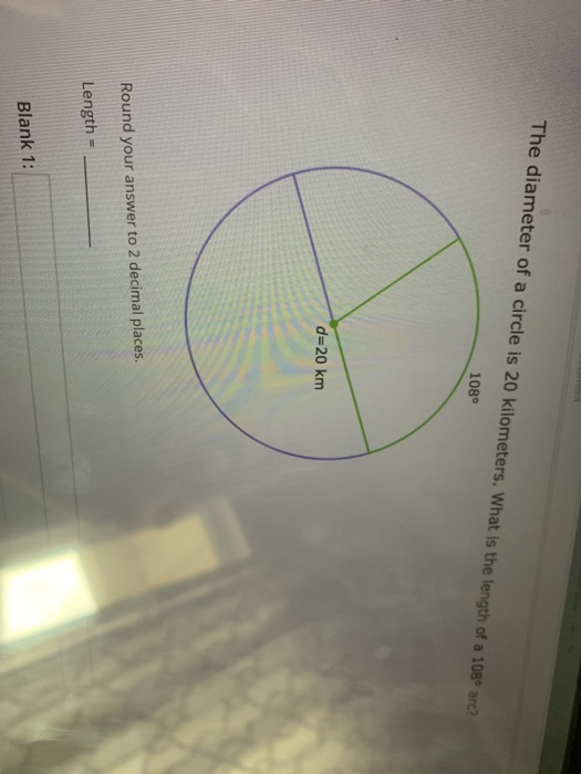 Solved The radius of a circle is 6 feet. What is the length | Chegg.com