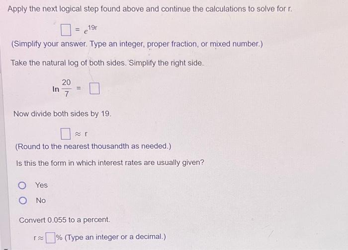 Solved To find the interest rate earned on this investment, | Chegg.com