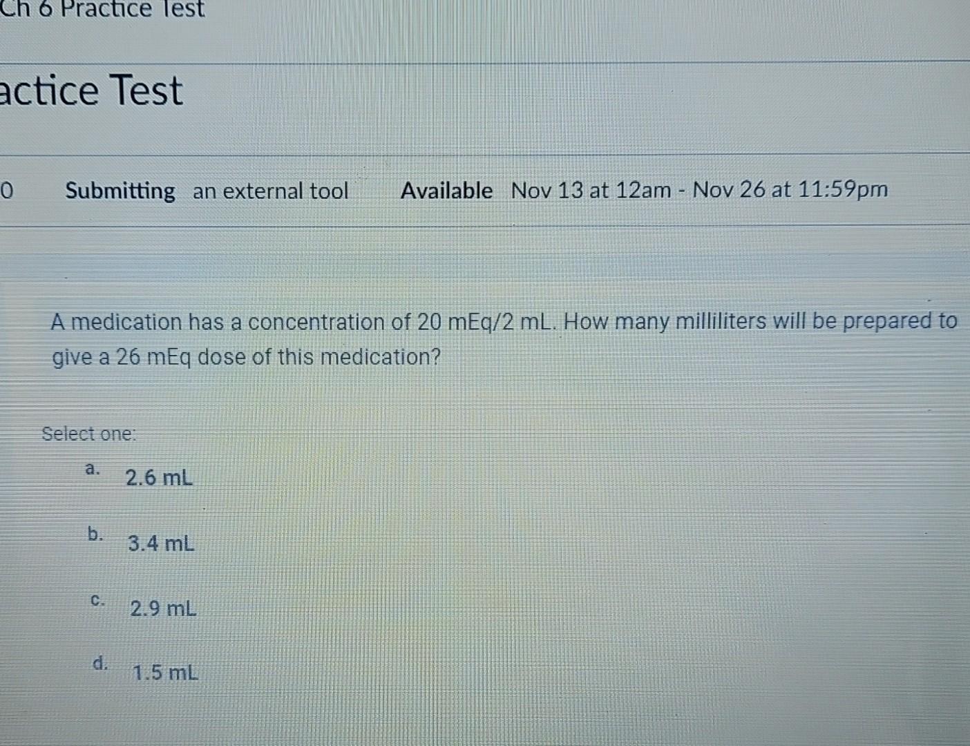 Solved a label states that a 2 g quantity of medication | Chegg.com