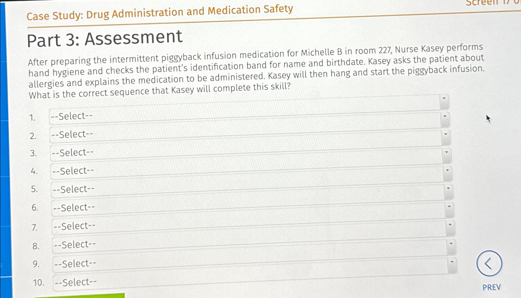 Solved Case Study: Drug Administration and Medication | Chegg.com