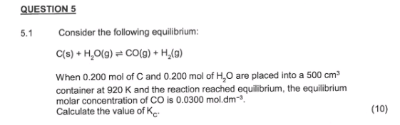 Solved QUESTION 55.1 ﻿Consider the following | Chegg.com
