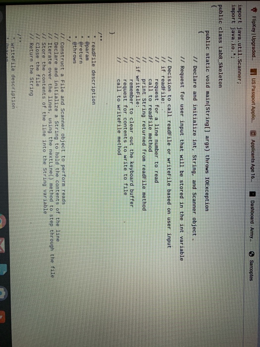 Solved How Do Solve Lab Assignment 8 File Method Using Java 0525