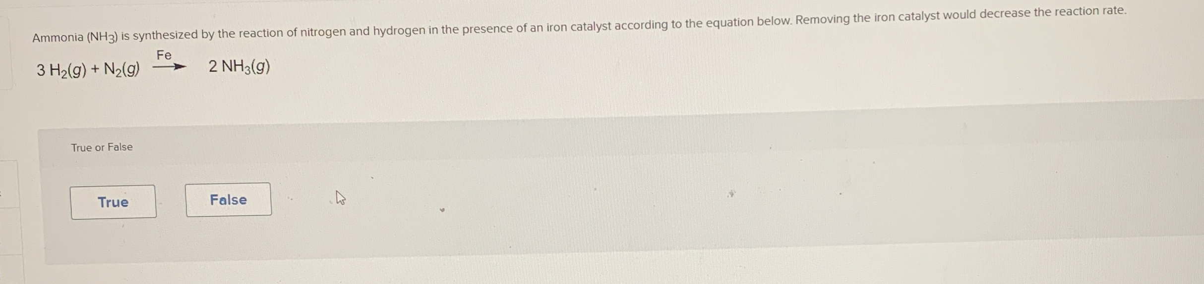 Solved Ammonia (NH3) ﻿is synthesized by the reaction of | Chegg.com
