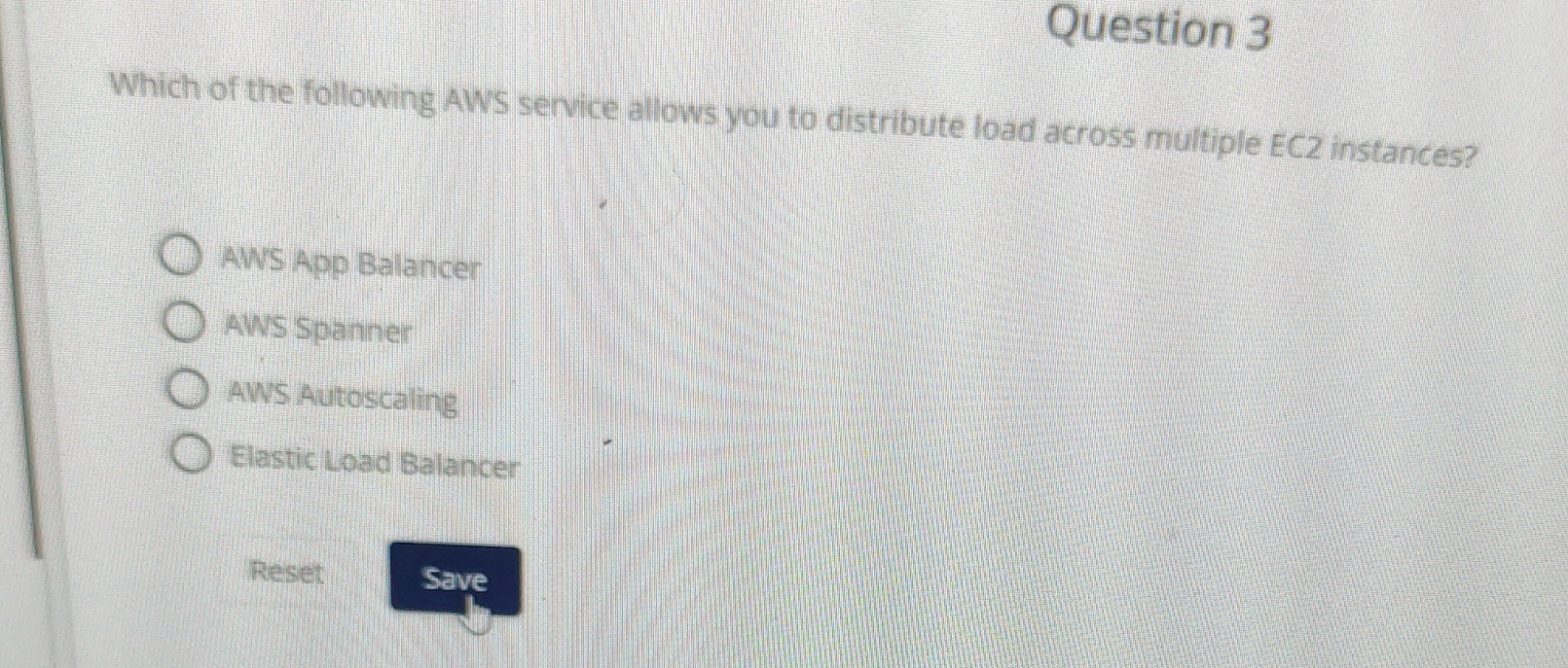 Solved Question 3Which of the following AWS service allows | Chegg.com