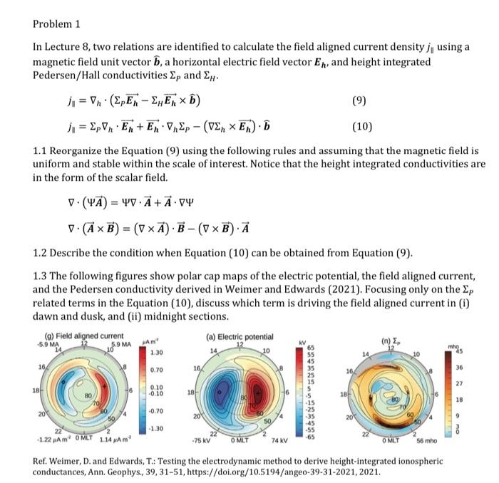 Problem 1 In Lecture 8, two relations are identified | Chegg.com