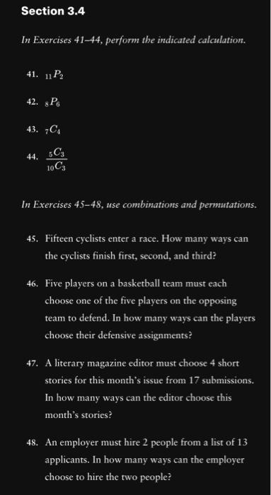 Section 3.2 In Exercises 17 and 18, use the table, | Chegg.com