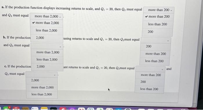 Solved Producer Behavior - End of Chapter Problem The | Chegg.com