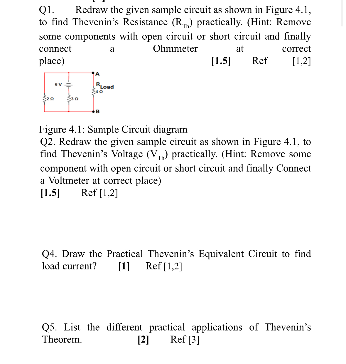Solved Q1. ﻿Redraw the given sample circuit as shown in | Chegg.com