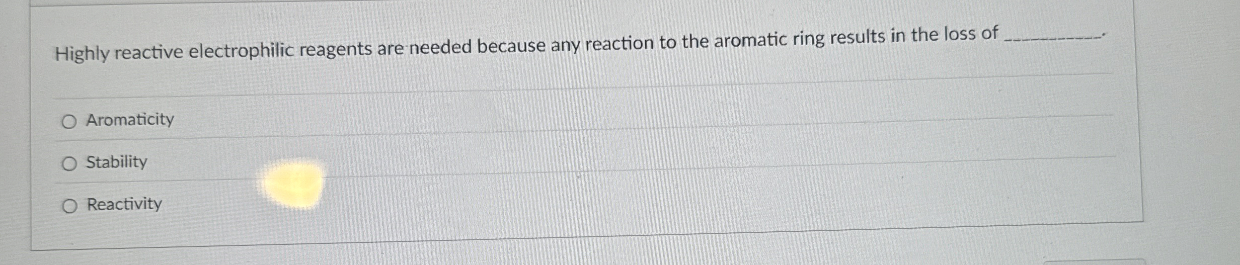 Solved Highly reactive electrophilic reagents are needed | Chegg.com