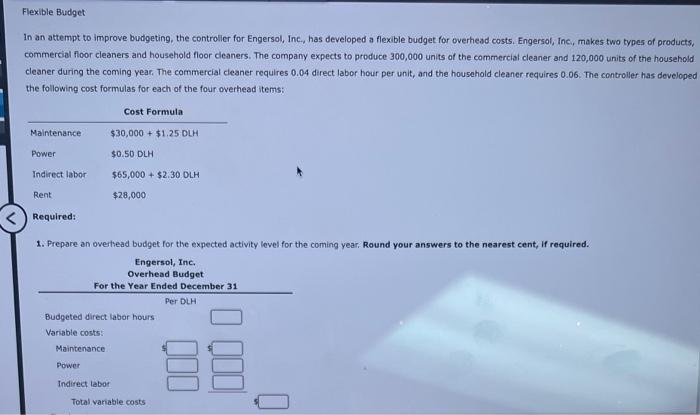 Solved In an attempt to improve budgeting, the controlier | Chegg.com