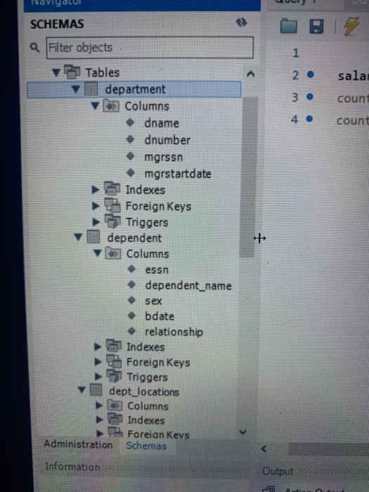 Solved Submit Only The Sql Code Write The Sql Code For The 7287