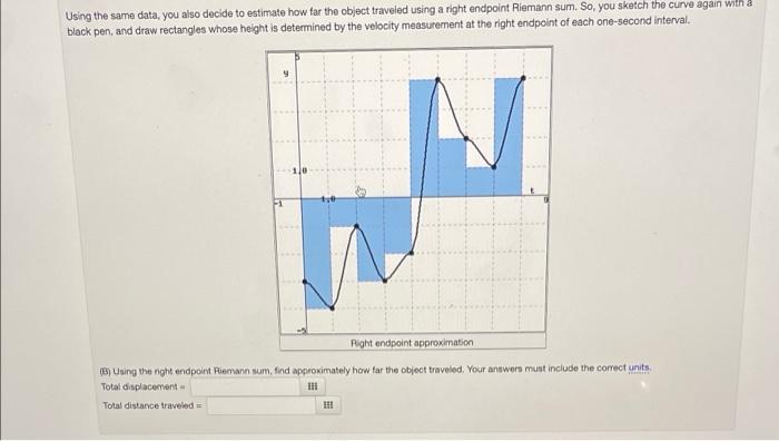 Solved 4 -1 Left endpoint approximation You decide to use a | Chegg.com