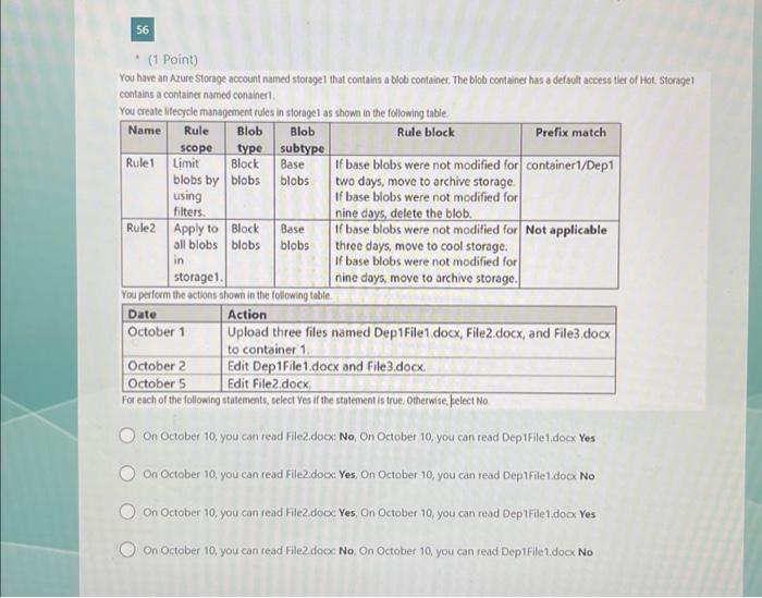 Solved You have an Arure subscription named subscriptiont, | Chegg.com
