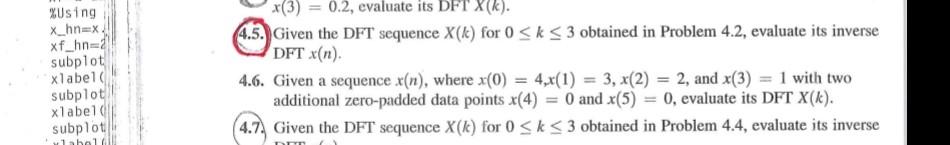 Solved XUsing X_hn-X xf_hn=2 subplot | Chegg.com