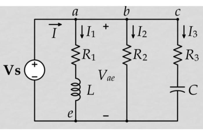 Solved а b C + 111 113 1 *R1 112 ER2 R3 Vs + 1 Vae EL - С е | Chegg.com