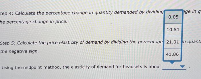 Solved price or quantity, enter values in the Change co and | Chegg.com