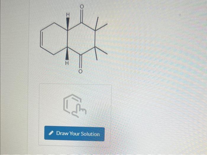 Solved Draw the starting materials (diene and dienophile) | Chegg.com