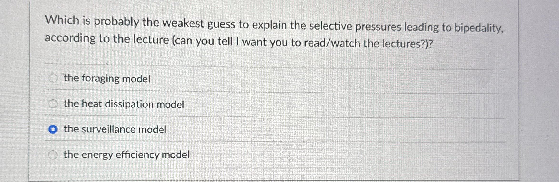 Solved Which is probably the weakest guess to explain the | Chegg.com
