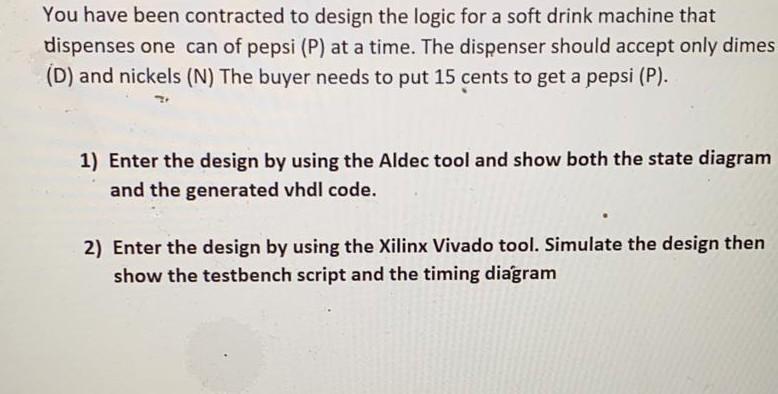 Show complete test , VHDl code,state | Chegg.com