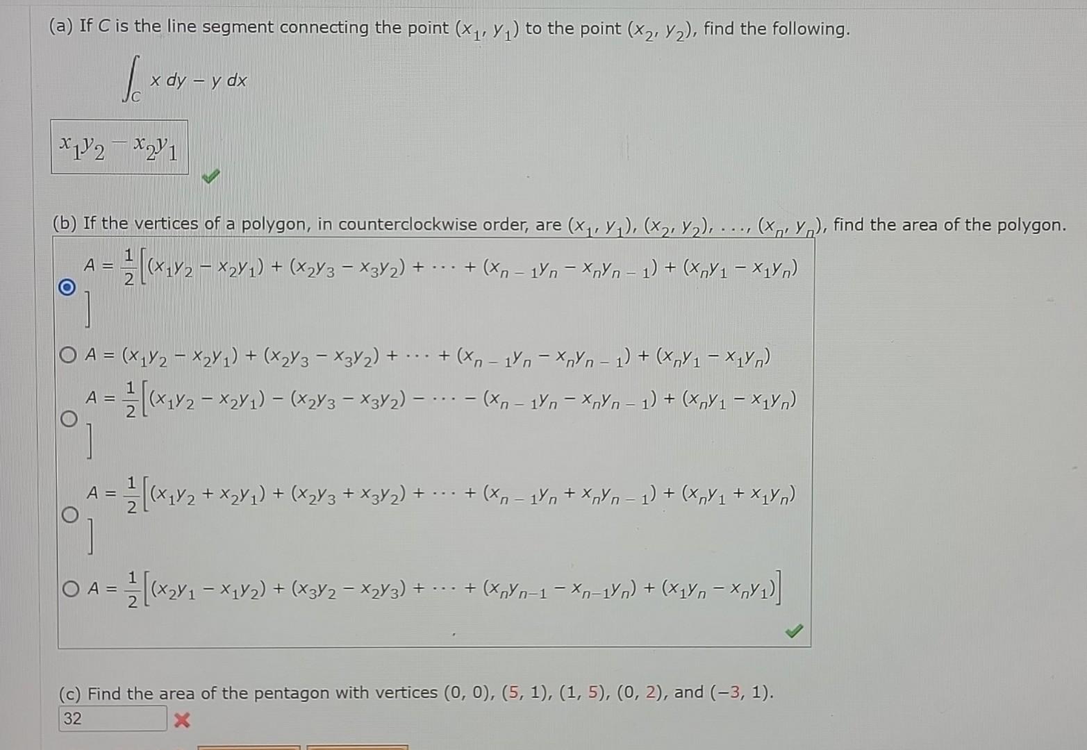 Solved (a) If C is the line segment connecting the point | Chegg.com