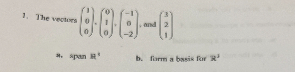 Solved The vectors | Chegg.com