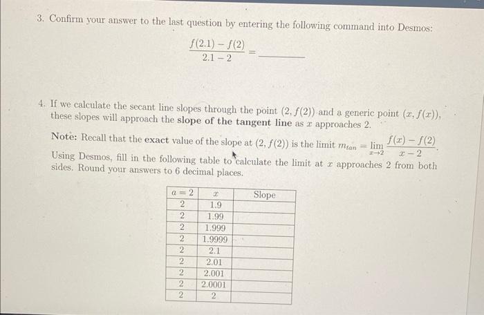 Solved 1. Visit desmos.com and plot the function | Chegg.com