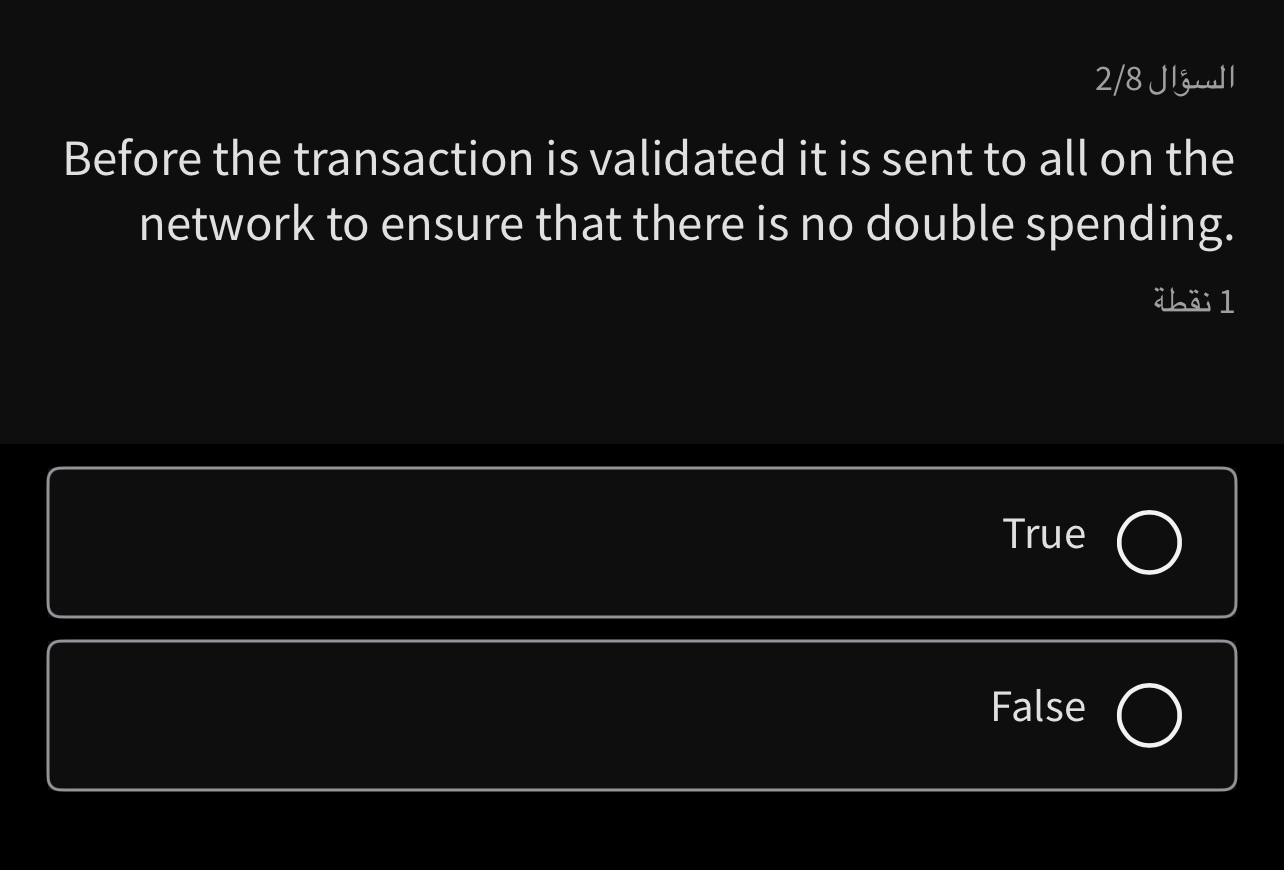 Solved Before the transaction is validated it is sent to all | Chegg.com