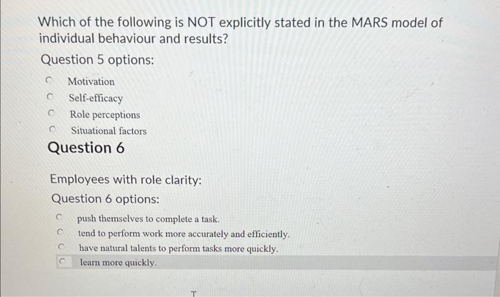 Solved Which of the following is NOT explicitly stated in | Chegg.com