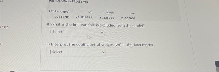 Solved backward s- step(all, directions'backward', | Chegg.com