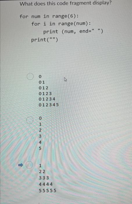 Solved I'm confused on how we get these output from this | Chegg.com