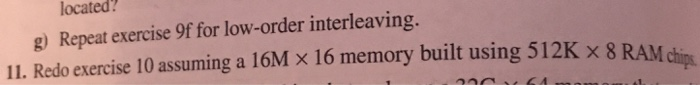 Solved located? g) Repeat exercise 9f for low-order | Chegg.com