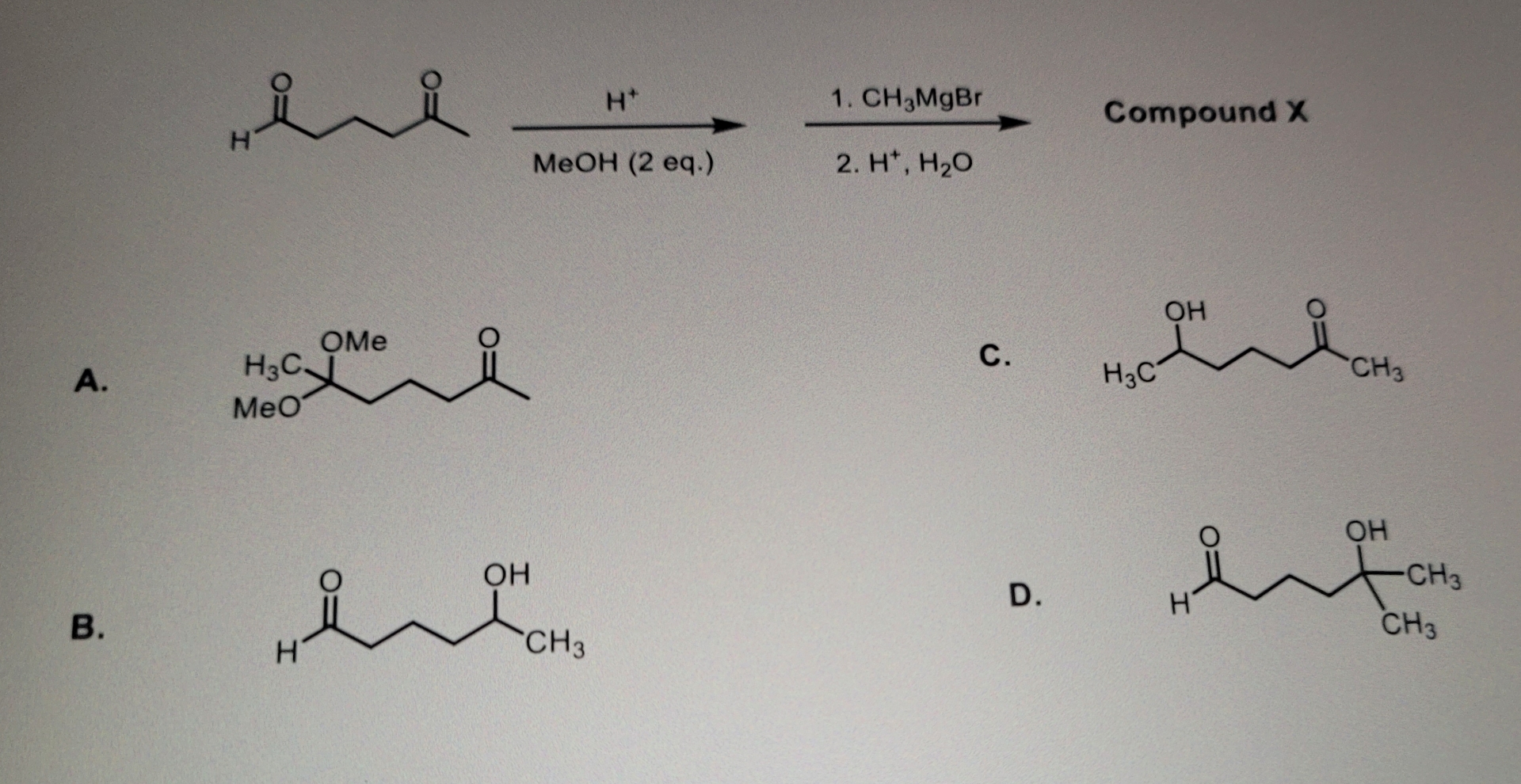 Solved which is compound X? | Chegg.com