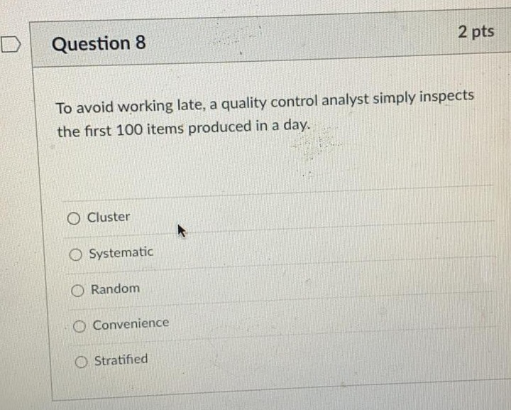 Solved 2 Pts Question 8 To Avoid Working Late A Quality Chegg solved-2-pts-question-8-to-avoid-working-late-a-quality-chegg