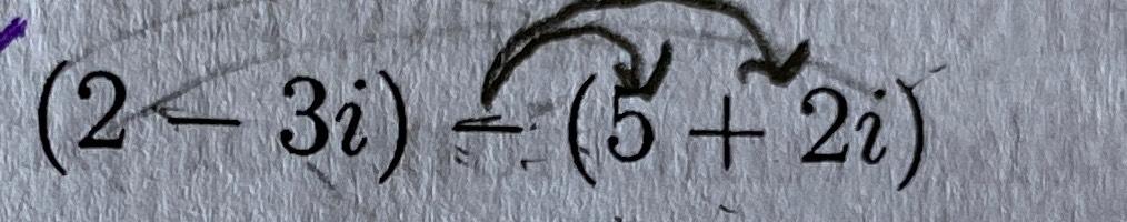 Solved (2-3i)-(5+2i) | Chegg.com