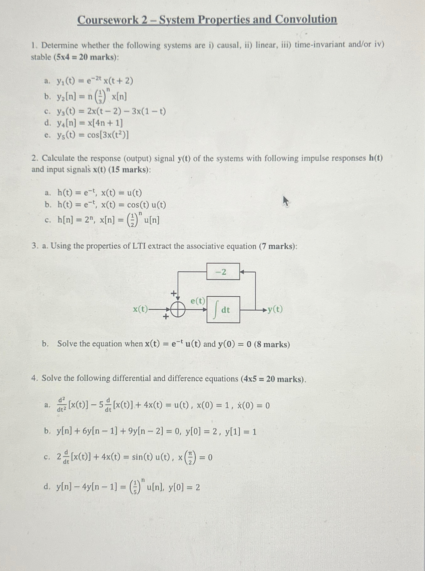 Solved Solve all of the questions | Chegg.com